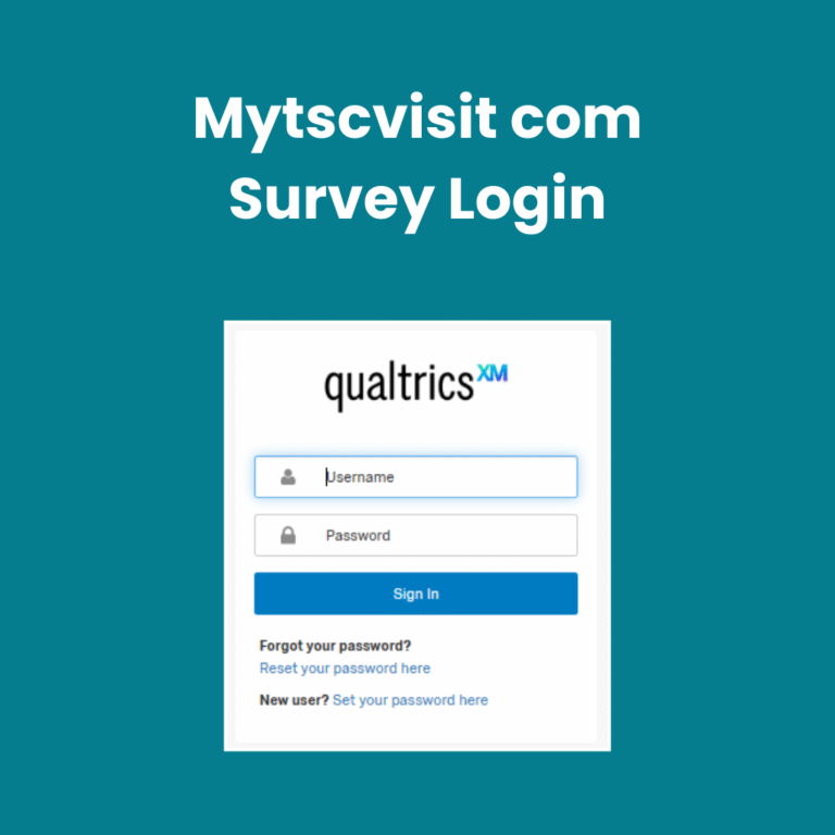 Mytscvisit Com Survey @ mytscvisit.com